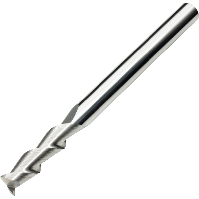 End Mill for Aluminium 8mm Diameter 2 Flute 150mm Long Un-coated Micro ...