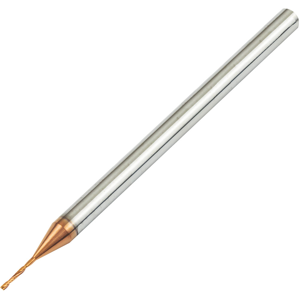 0.5mm Diameter Flat Bottom Carbide Drill 3mm Shank 4mm Max Depth for ...