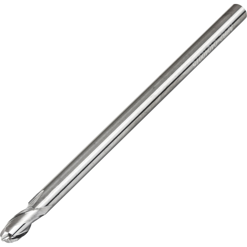 APB2-04040075 2 Flute Ball Nose Carbide End Mill for Aluminium and Non ...
