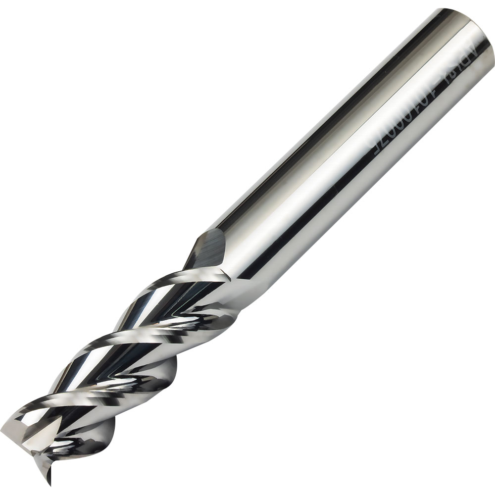 APS3-12120075 3 Flute Carbide End Mill for Aluminium and Non Ferrous Materials 12mm Diameter ...