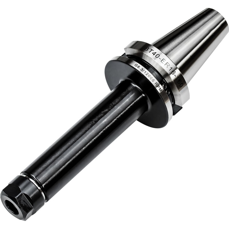 BT40 Collet Chuck for ER16 Collets 150mm Gauge Length Balance 12000 RPM G6.3 Associated ...