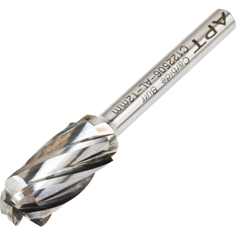 Carbide Burr 10mm Diameter 20mm Head Length Aluminium Cut Ball Nose ...