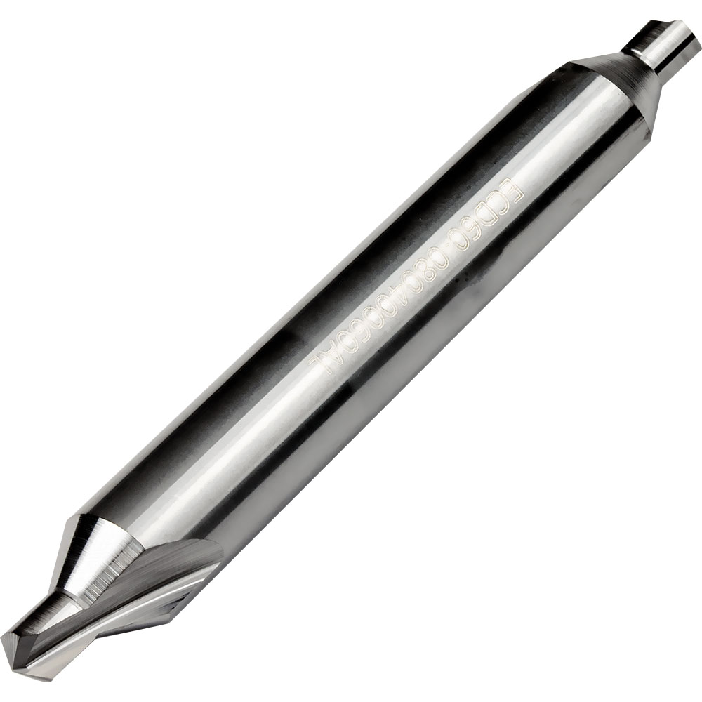 ECD60 06030050AL Centre Drills 3mm x 60 Point 6mm Shank TiSiN Coated Carbide