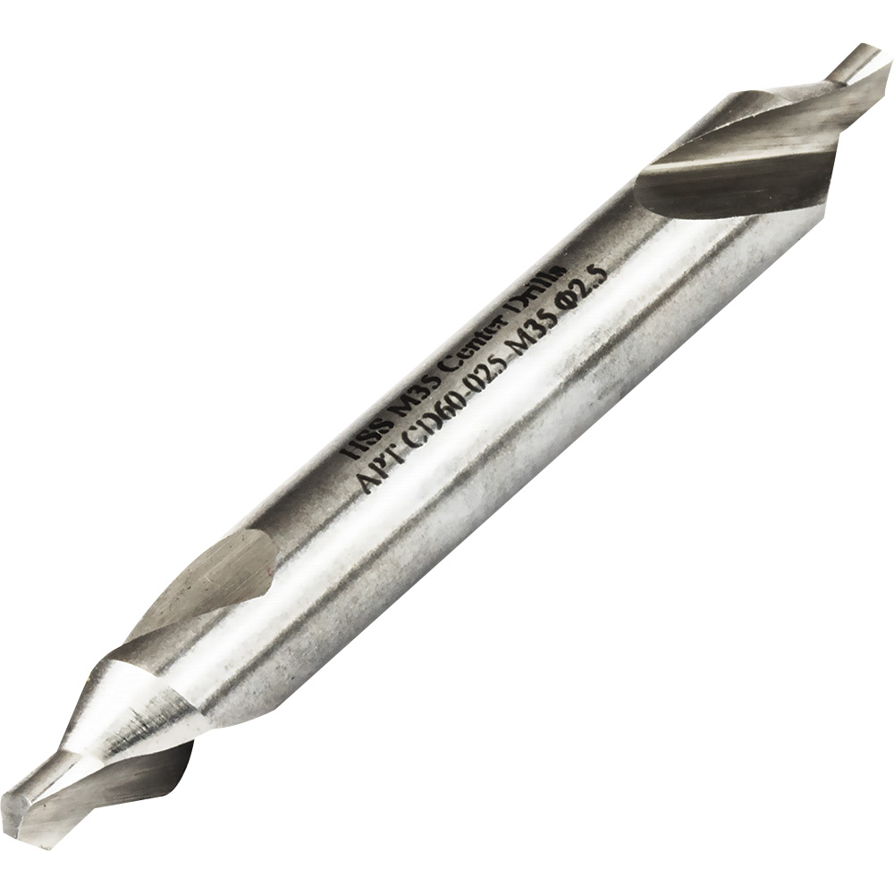 CD60-030-M35 3mm point 60° Chamfer 8mm Shank M35 HSS Associated ...