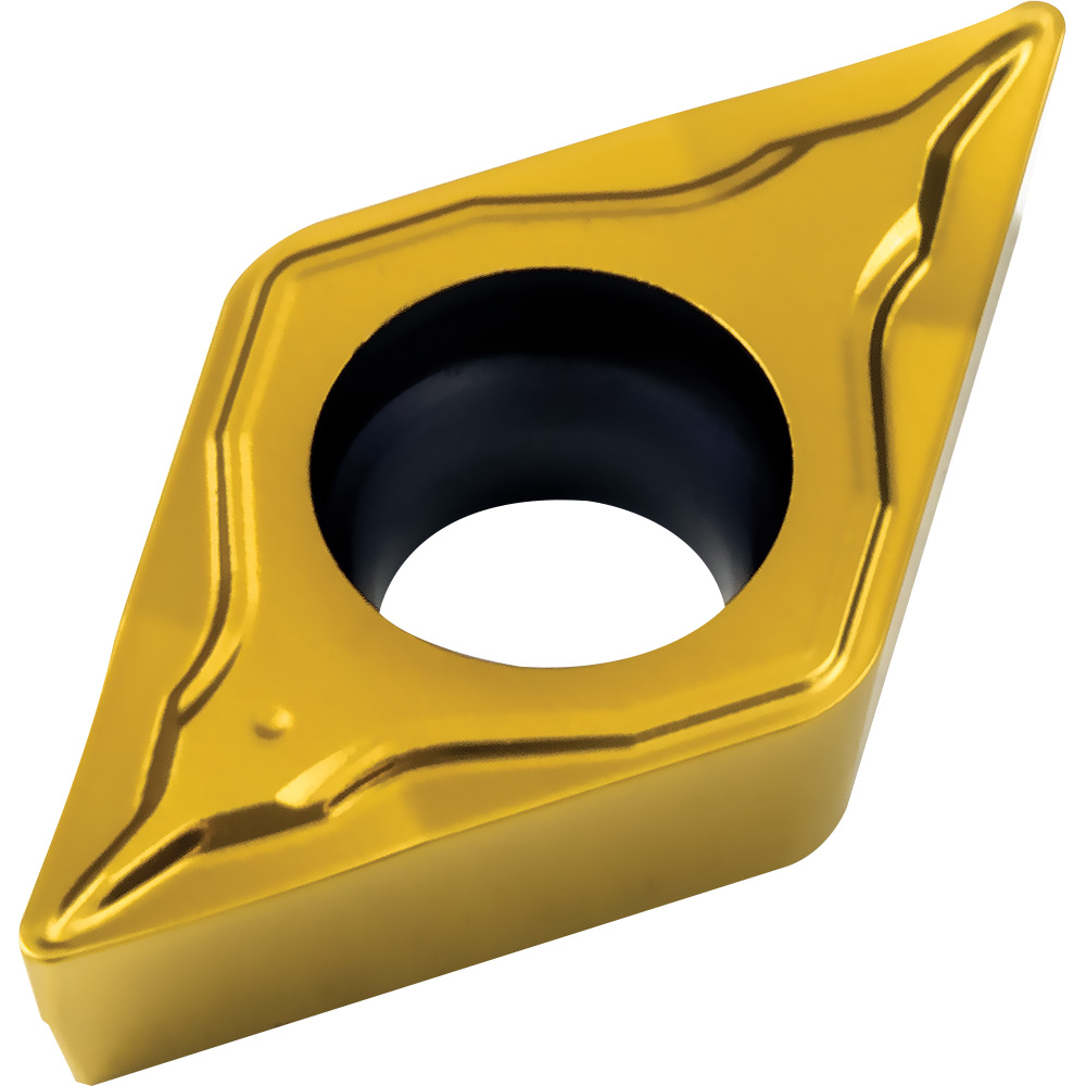 DCMT 11T304 FG PV20 Cermet Inserts for Finishing Steel and Stainless PVD Coated Associated ...