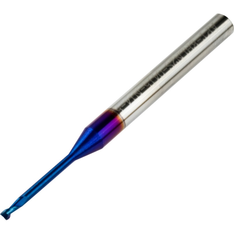 Long Neck Endmill 3mm Dia 14mm Neck Length 50mm Long 68HRC Associated ...
