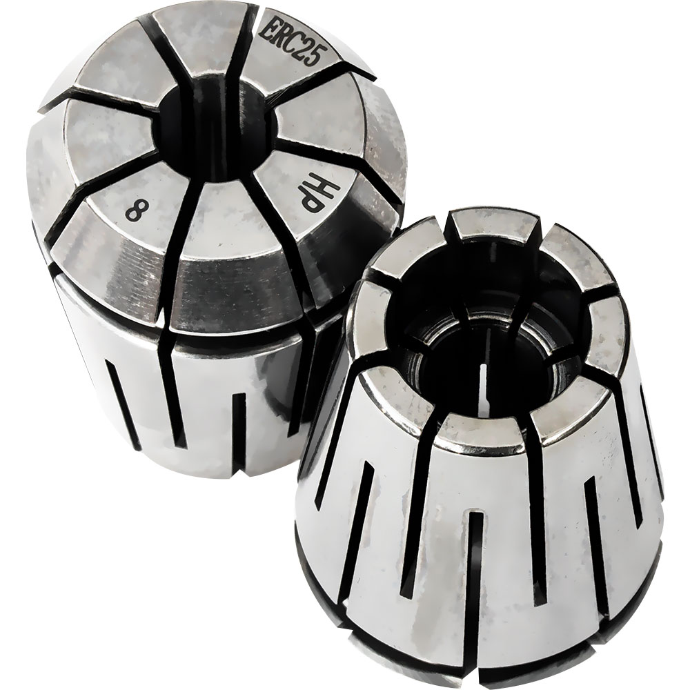 ER25 12mm Sealed Collet High Precision 0.008mm Runout at 4xD Associated ...