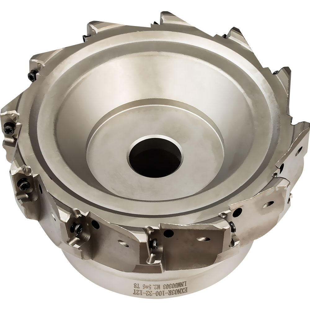 EXN03-100-32-12T High Feed Face Mill for LNMU 0303 Inserts 100mm ...