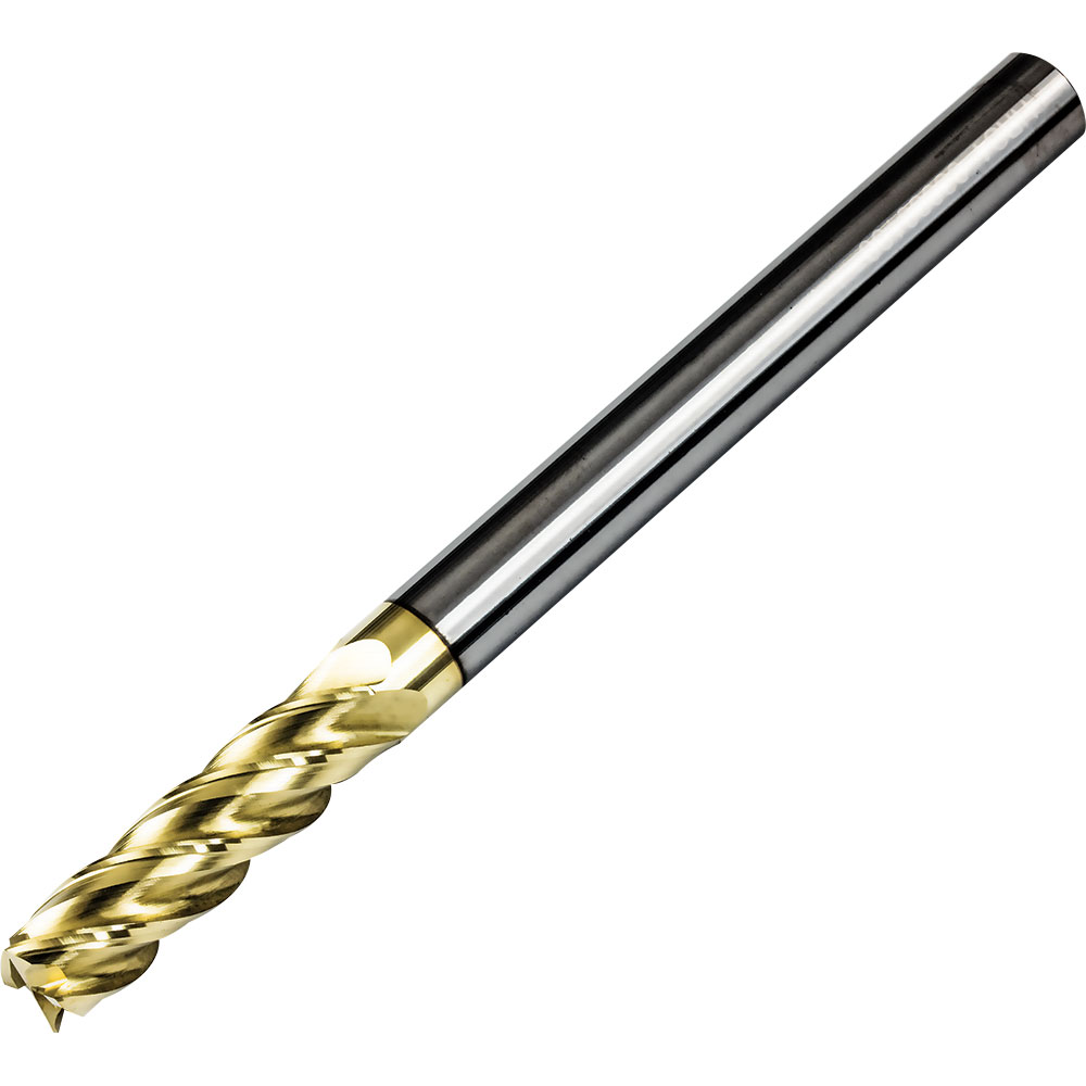 HRS4-10100100 4 Flute Carbide End Mill for Titanum and HRSA 10mm ...
