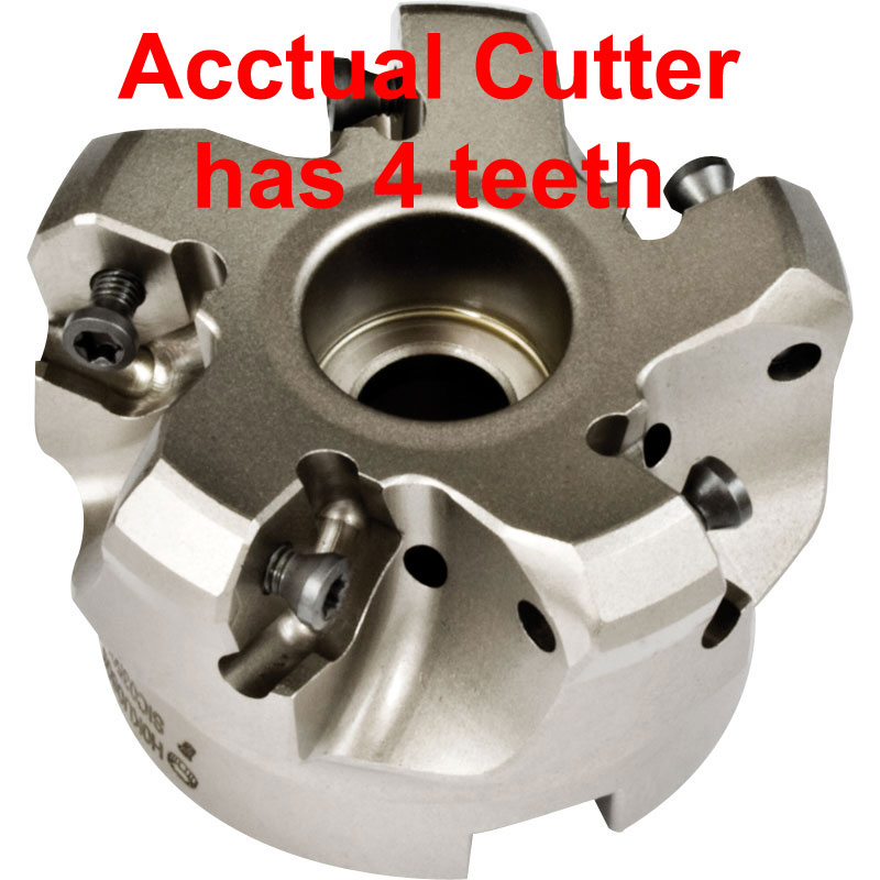 SA45-40R4HO08-P16 Milling Cutter for HNKU 0806 Inserts 40mm diameter 4 ...