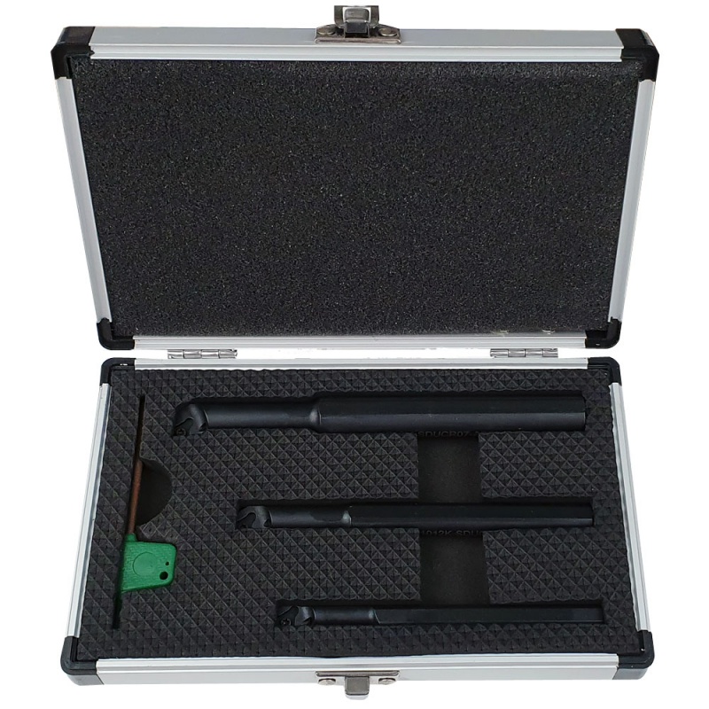 SET A SDUCR 07-APT Steel Shank Boring Bar set Thru' Coolant for DCMT 0702 Inserts Associated ...