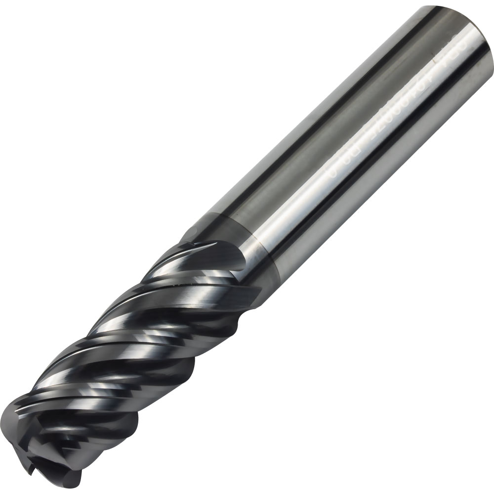 SR4-08080060-R1.0 4 Flute Corner Rad End Mill for Stainless and HRSA ...