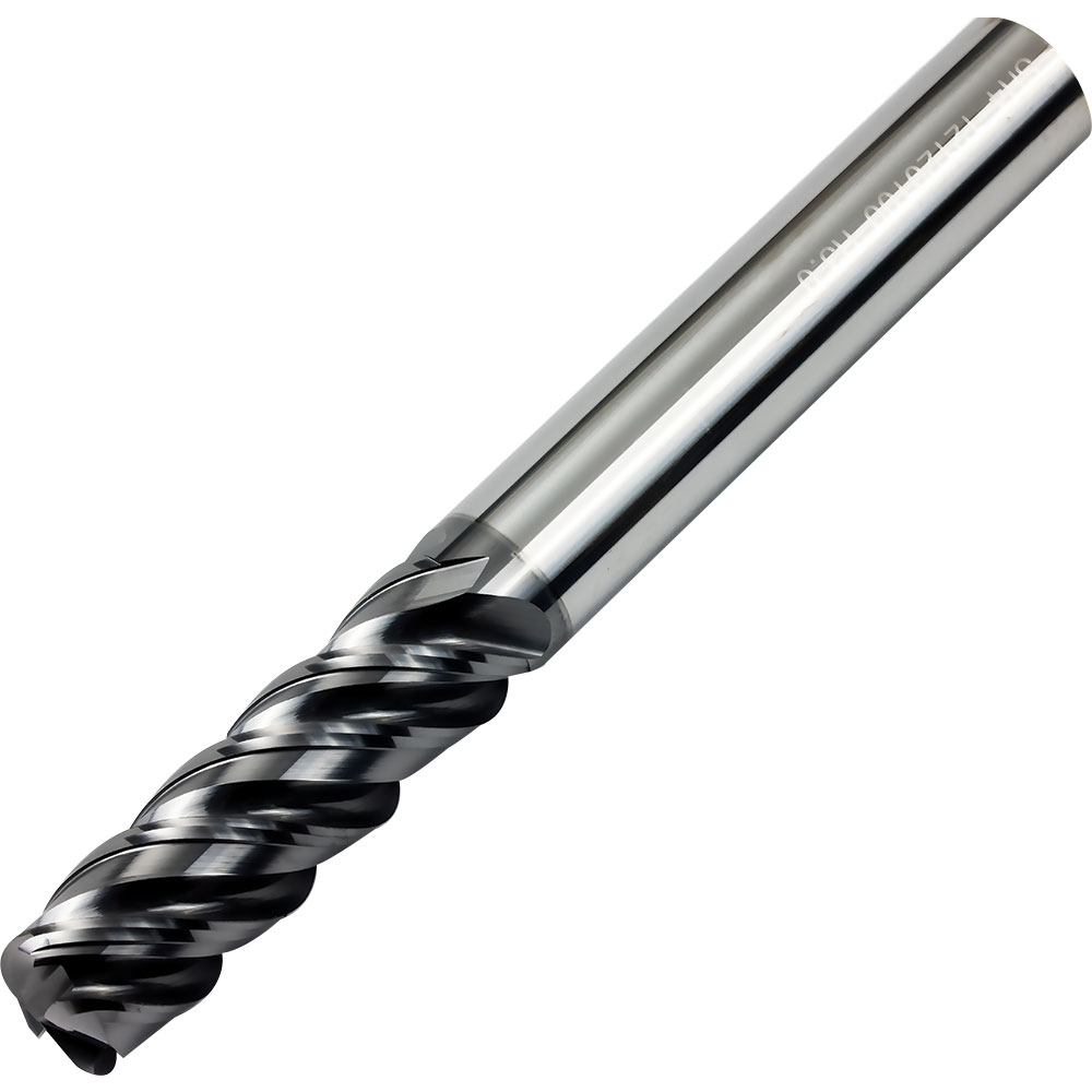 SR4-10100100-R1.0 4 Flute Corner Rad End Mill for Stainless and HRSA ...