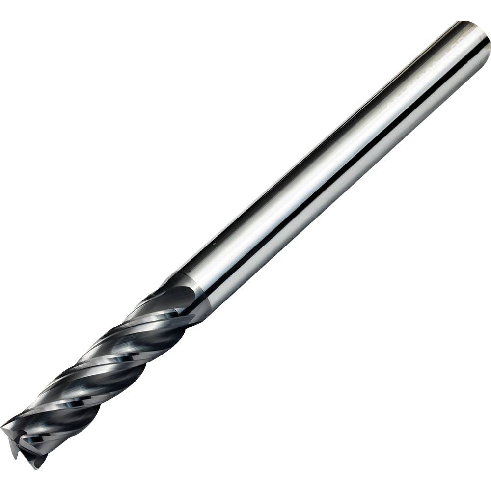 SS4-08080100 4 Flute Carbide End Mill for Stainless and HRSA 8mm ...